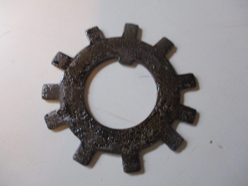 Washer-Lock Front Hub Retaining Nut - Lwdparts