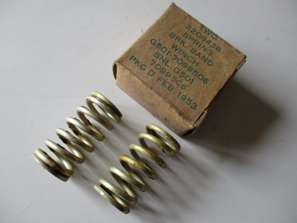 2x Spring, Brake Band Winch - Lwdparts