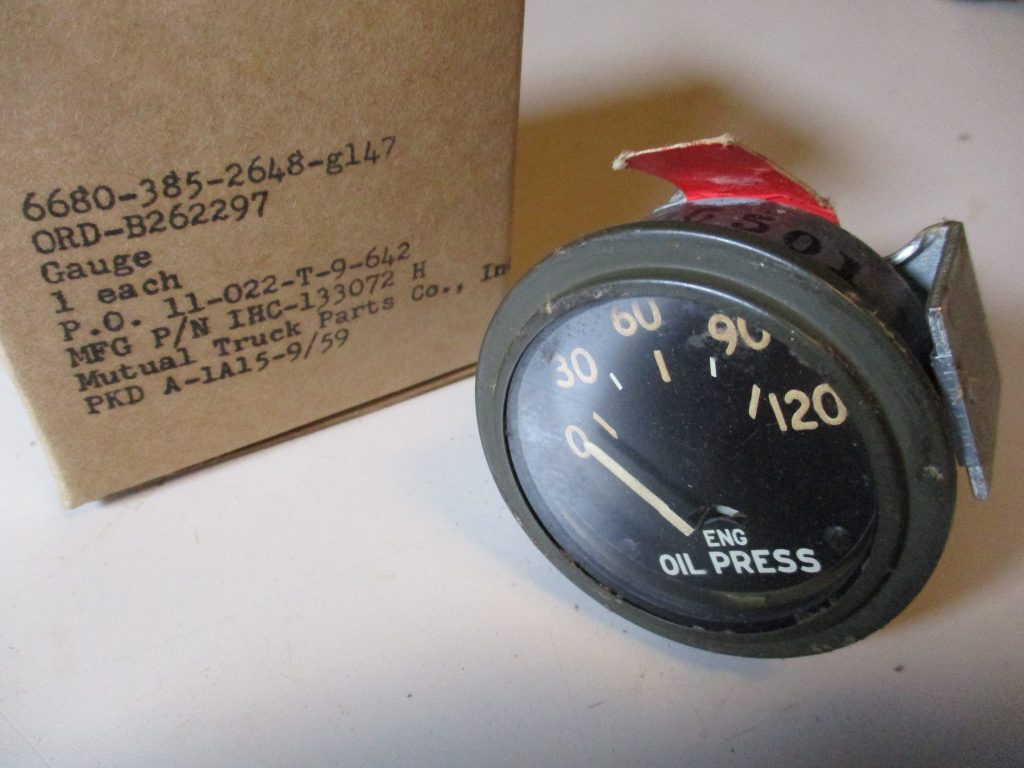Gauge Oil Pressure (6,12 and 24 Volt) - Lwdparts