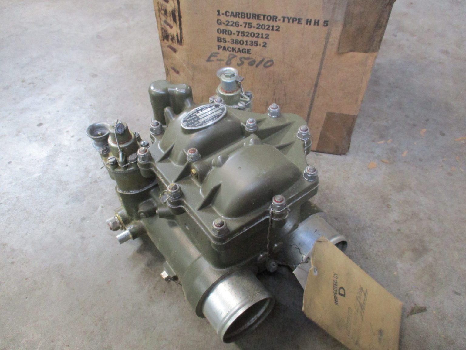 Carburetor Ford GAF Engine, NOS - Lwdparts
