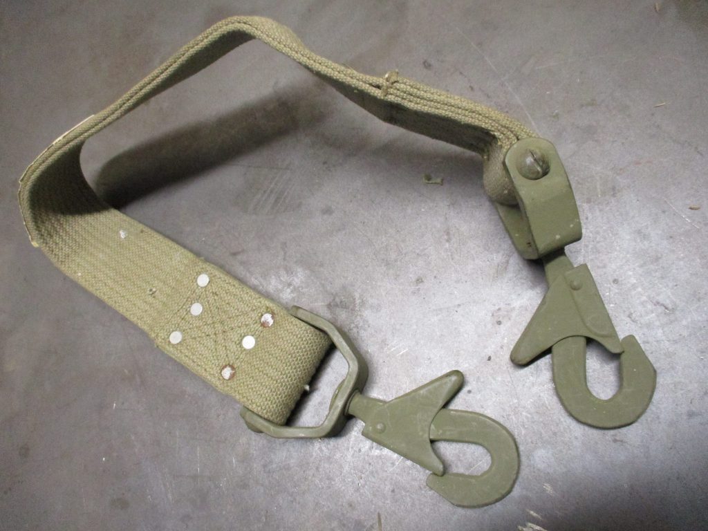Strap, safety, assy, NOS (green buckles) - Lwdparts