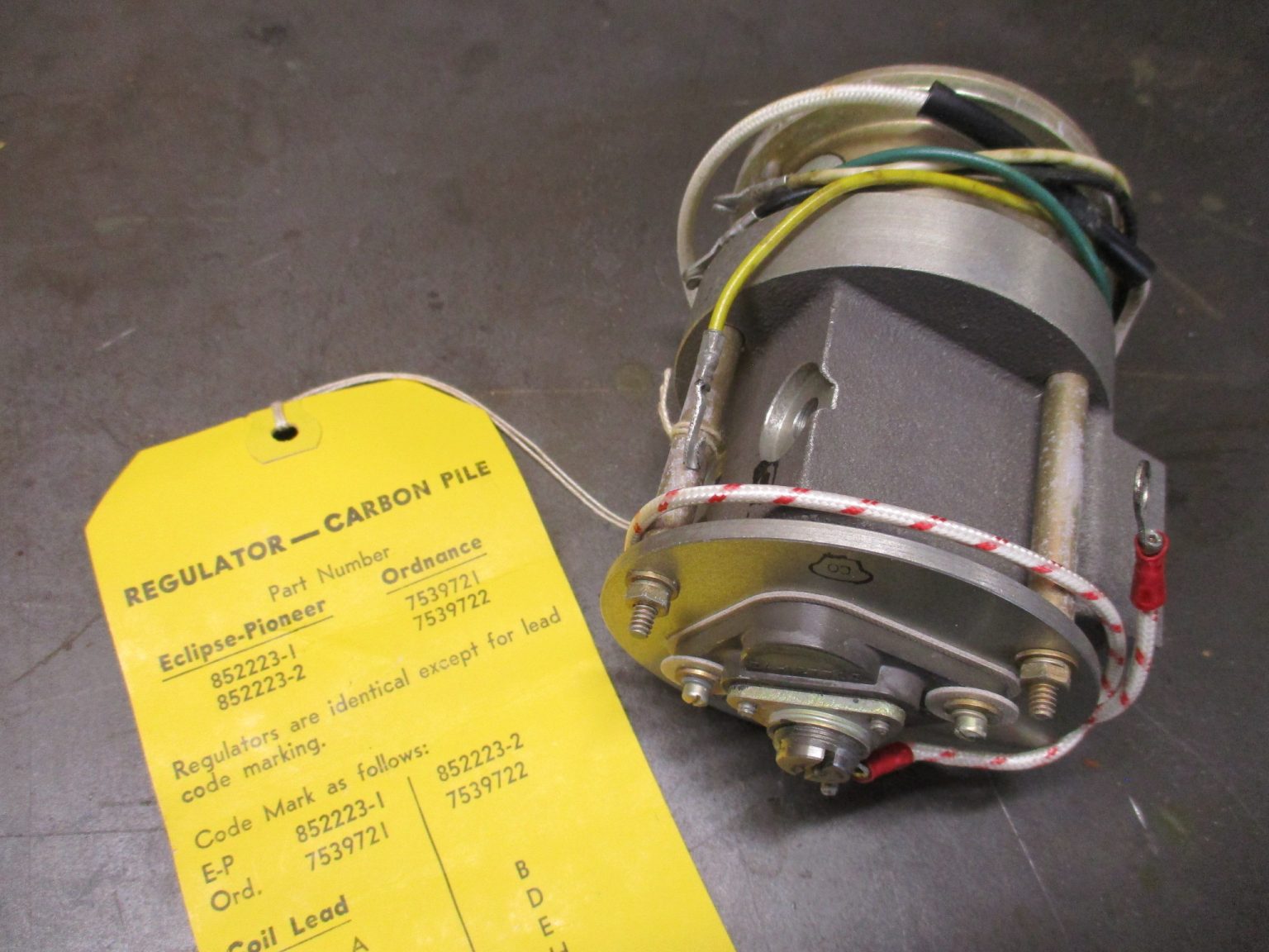 Regulator Master Junction Box, Patton Tank M46 - Lwdparts